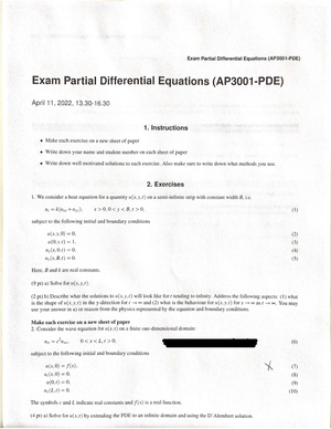 PDE tables Fourier Transforms - Mathmatical Methods for Physics ...