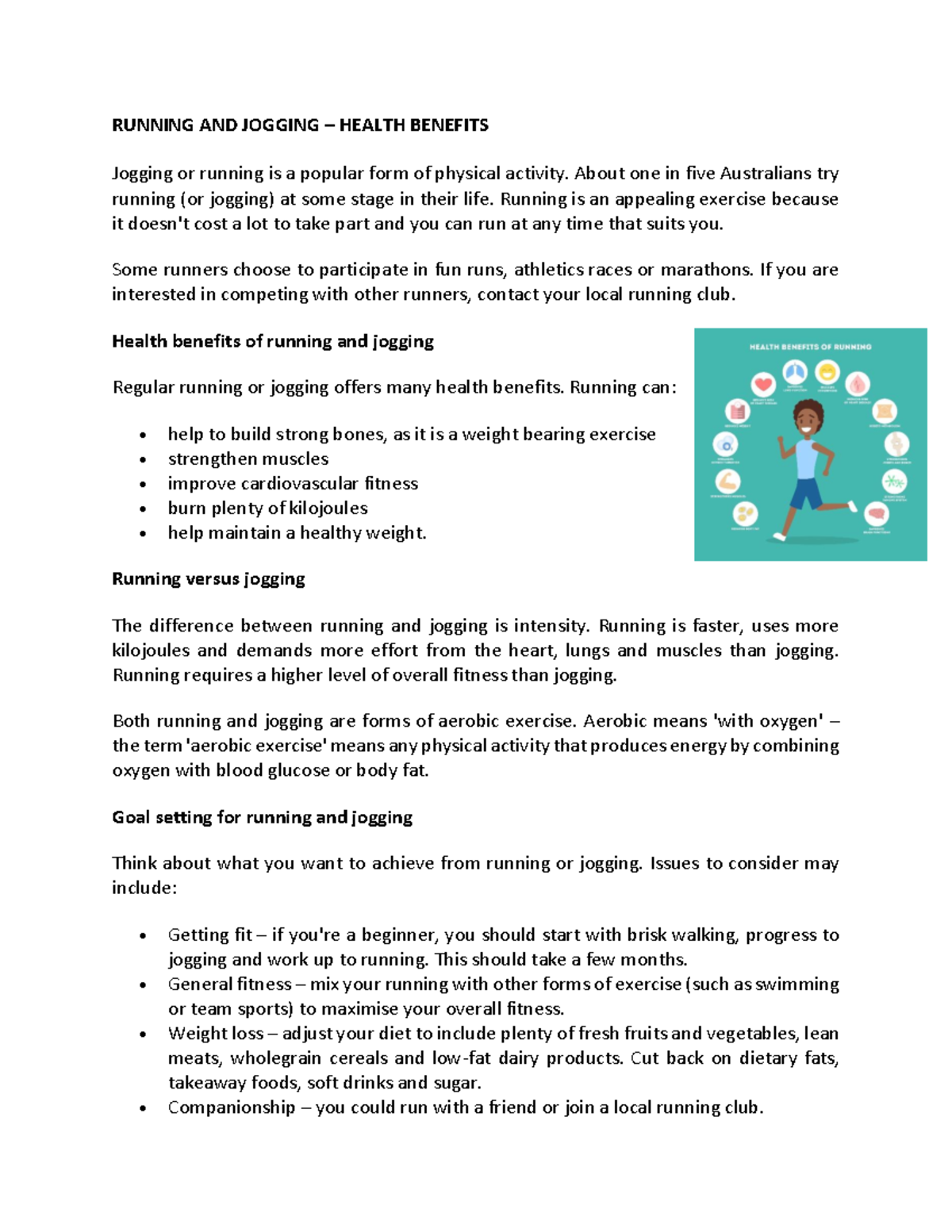 Benefits of Jogging - asdgasdgas - RUNNING AND JOGGING – HEALTH ...