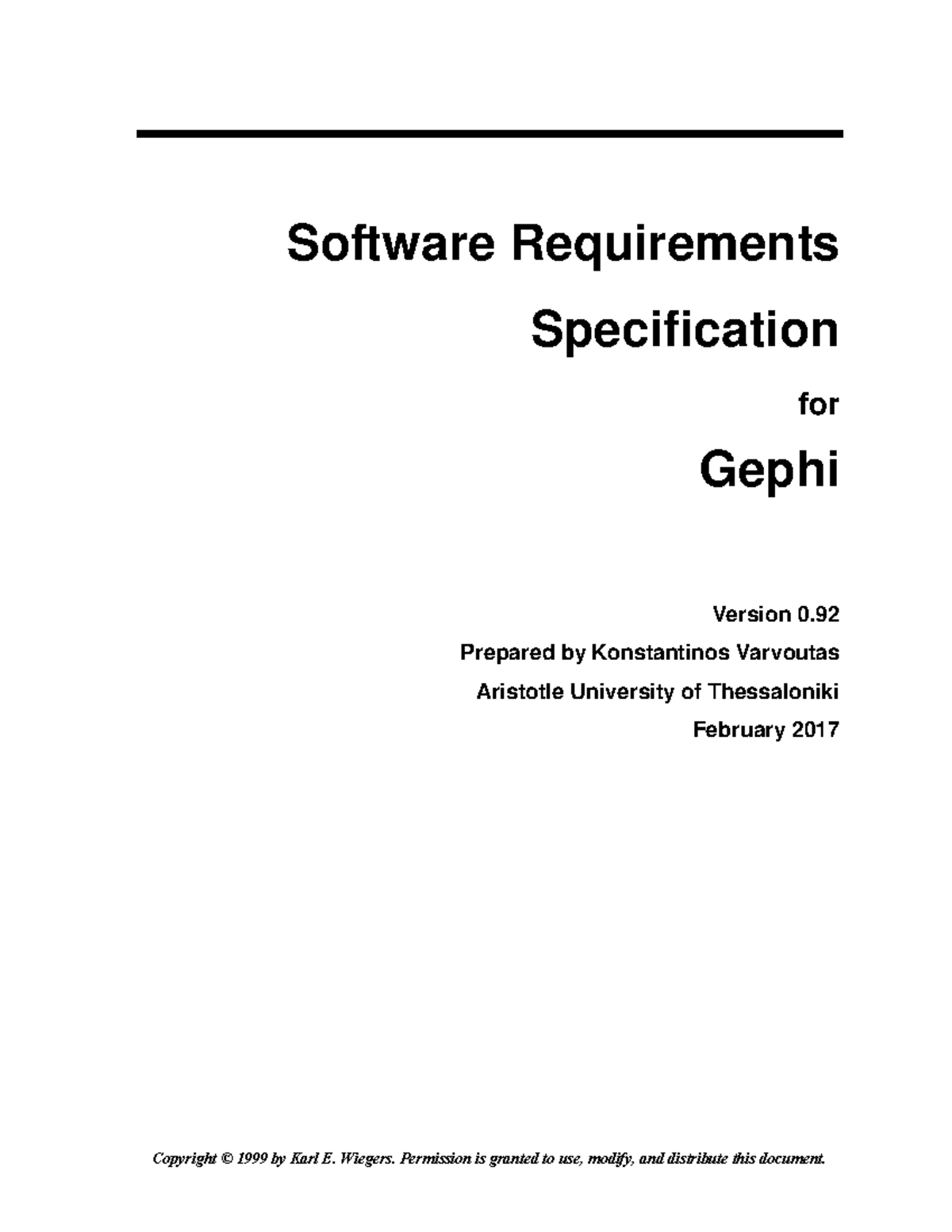 Gephi srs document - SRS IEEE template - Copyright © 1999 by Karl E ...