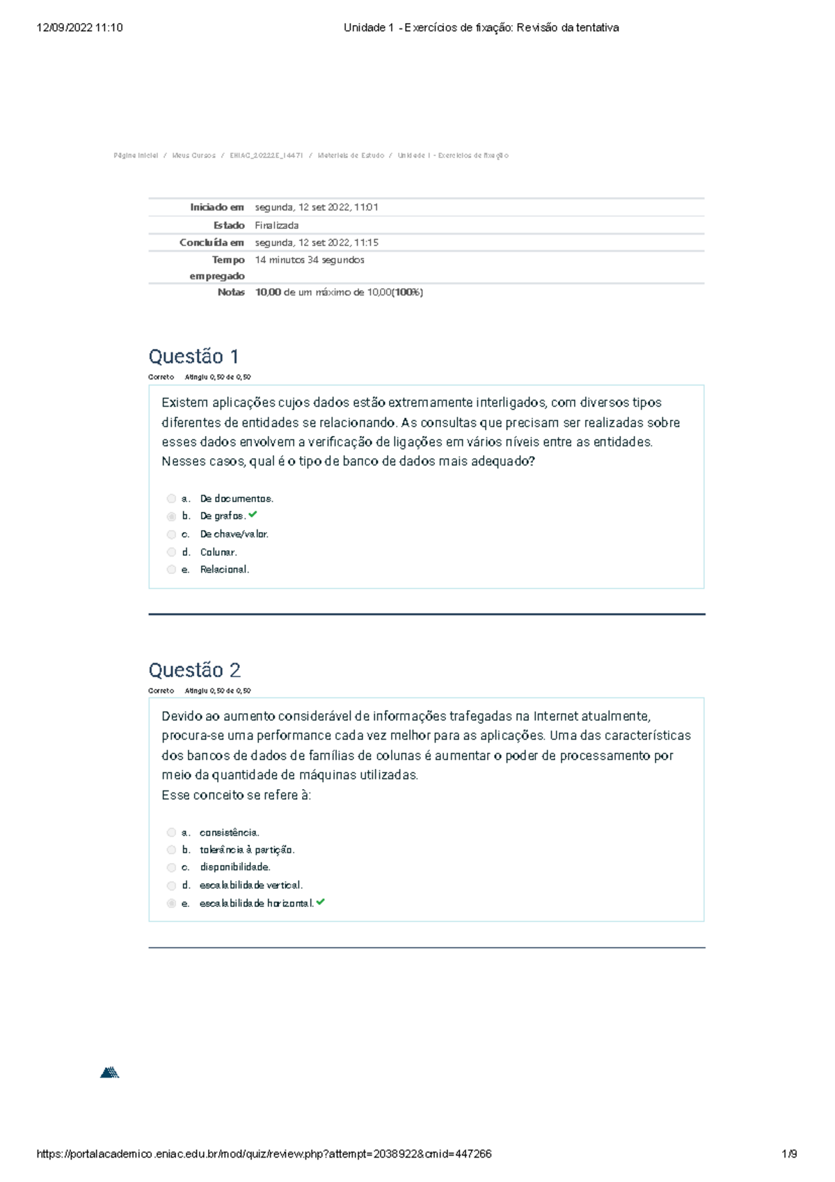 Unidade 1 - Exercícios de fixação Banco de Dados No SQL - Página ...