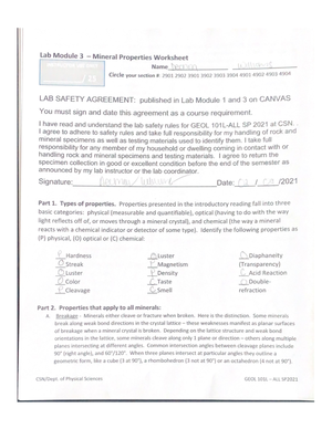 Lab Module 2 - Plate Tectonics Worksheet - GEOL 101 - Studocu