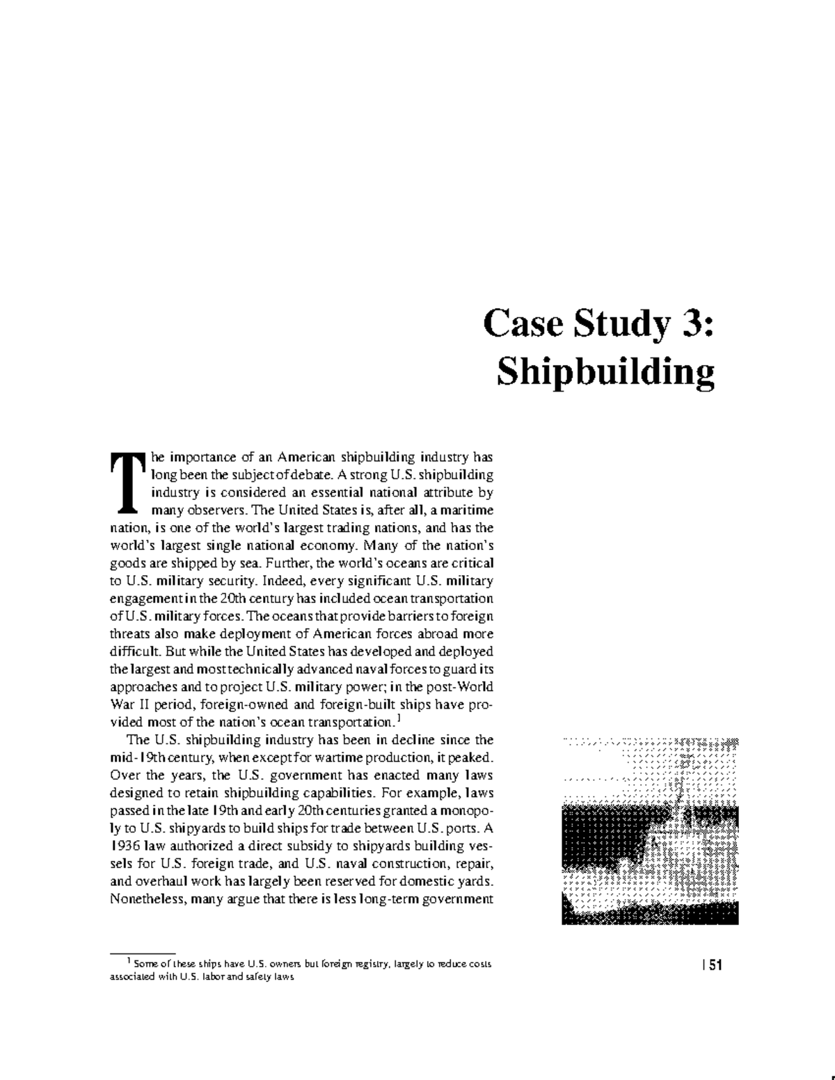 Princeton shipbuilding - Case Study 3: Shipbuilding he importance of an ...
