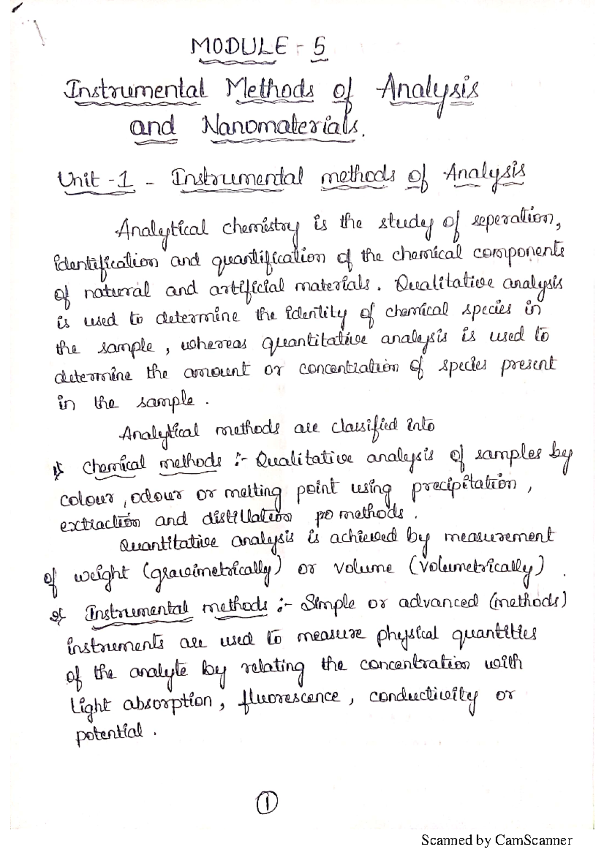 0 Module-5 Instrumentation notes - Llb - Scanned by CamScanner Scanned ...