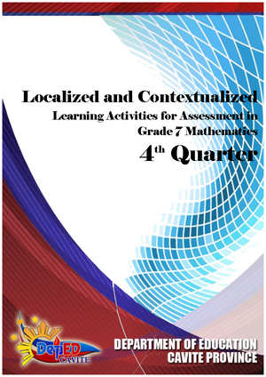 Math Grade 9 Module 3 - math - Mathematics Learner’s Material 9 This ...