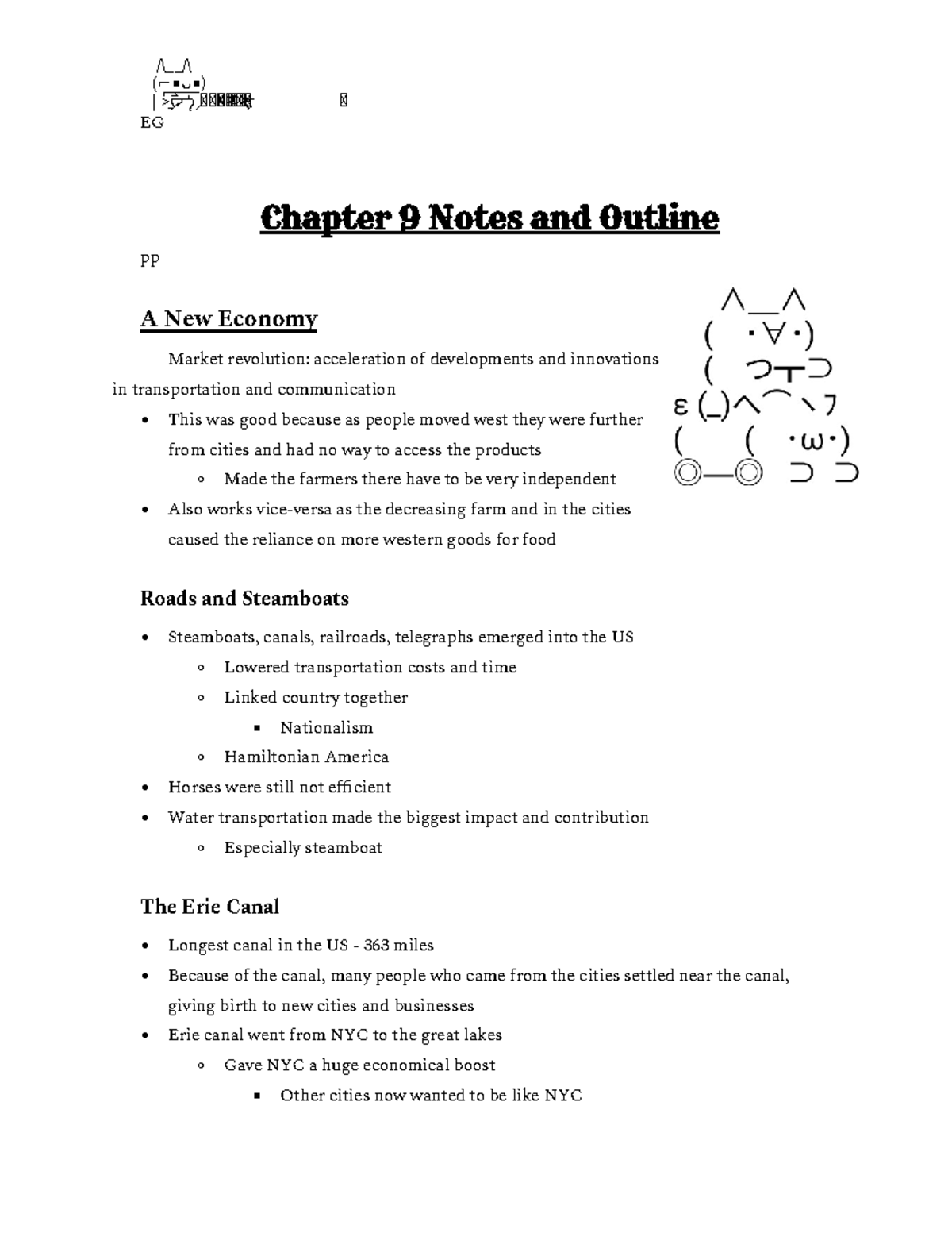 Chapter 9 notes and outline - ( ⌐ ᴗ ) | >ࠣࠡ ᡕᠵ᠊ᡃ࡚࠘ࠢ ່່ ...