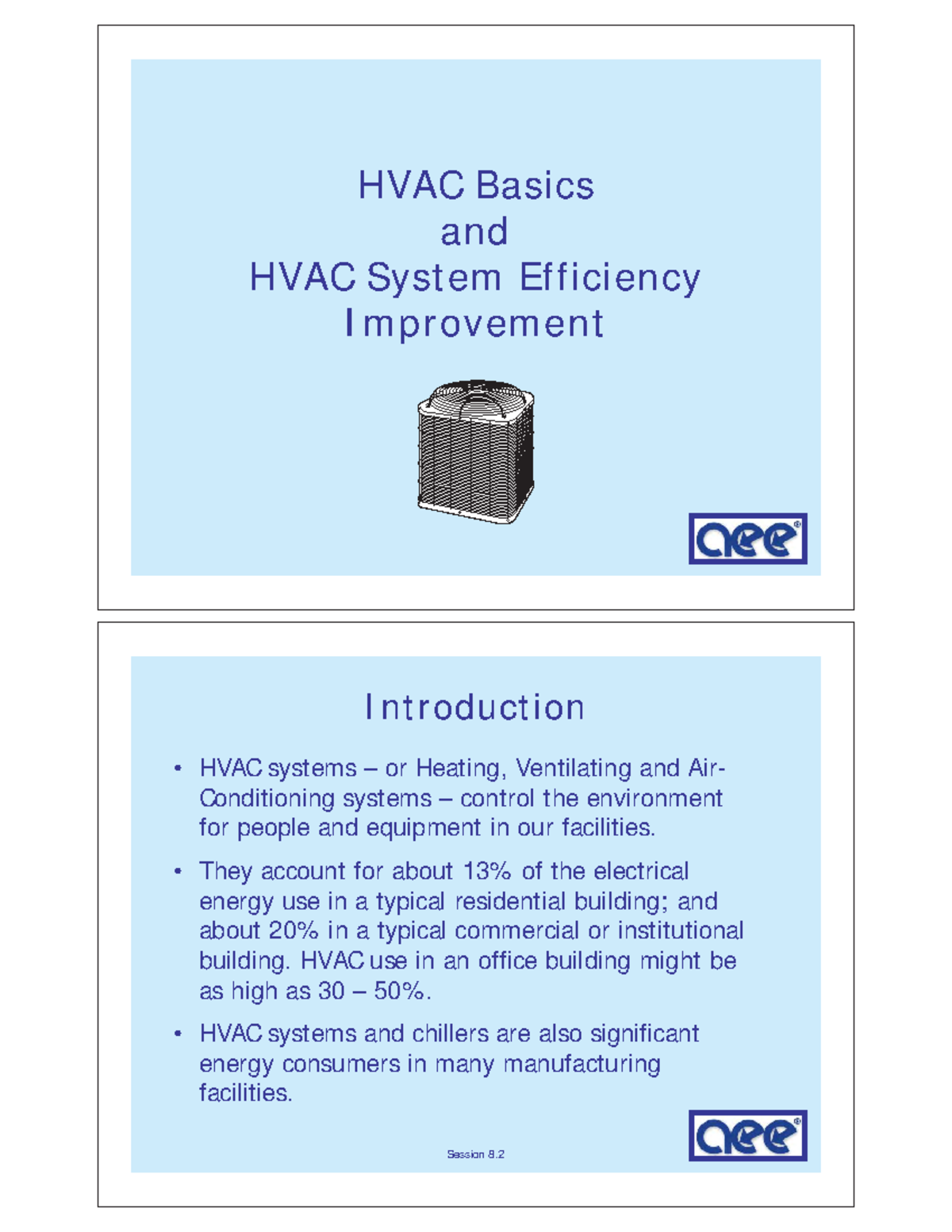 HVAC Basics & System Efficiency Improvement - HVAC Basics and HVAC ...