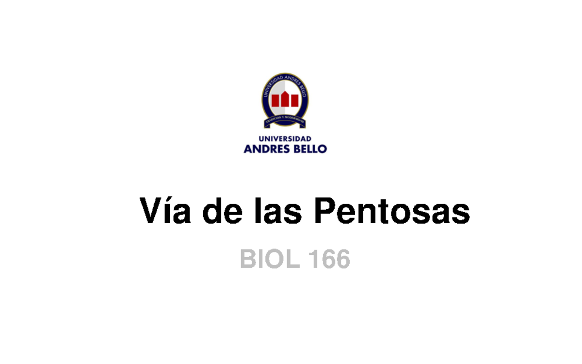 1) Vías de las pentosas - PowerPoint de vías de las pentosa con ...