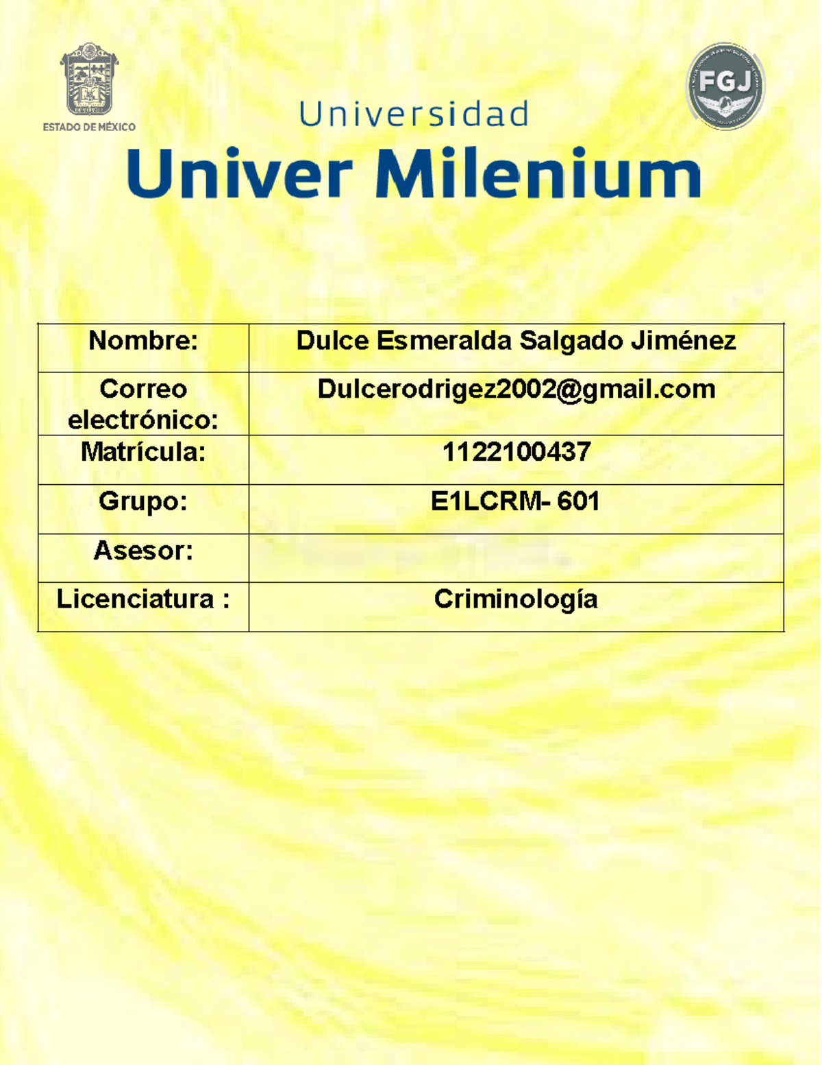 AC 1 MCL DESJ - actividades realizadas - Nombre: Dulce Esmeralda ...