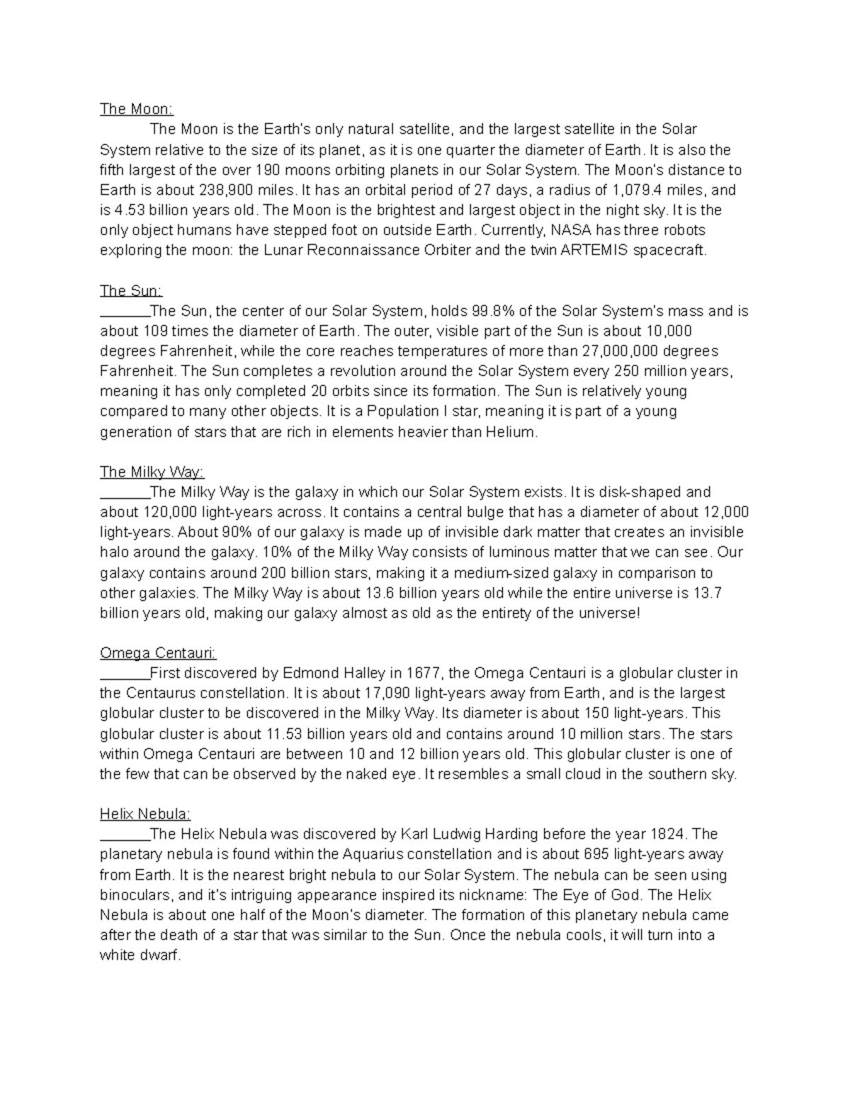 Project 3: Remote Observatory Project - The Moon: The Moon is the Earth ...