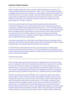 Module 2 Tutorial Questions - Module 2 Tutorial Questions Below are some simple problem ...