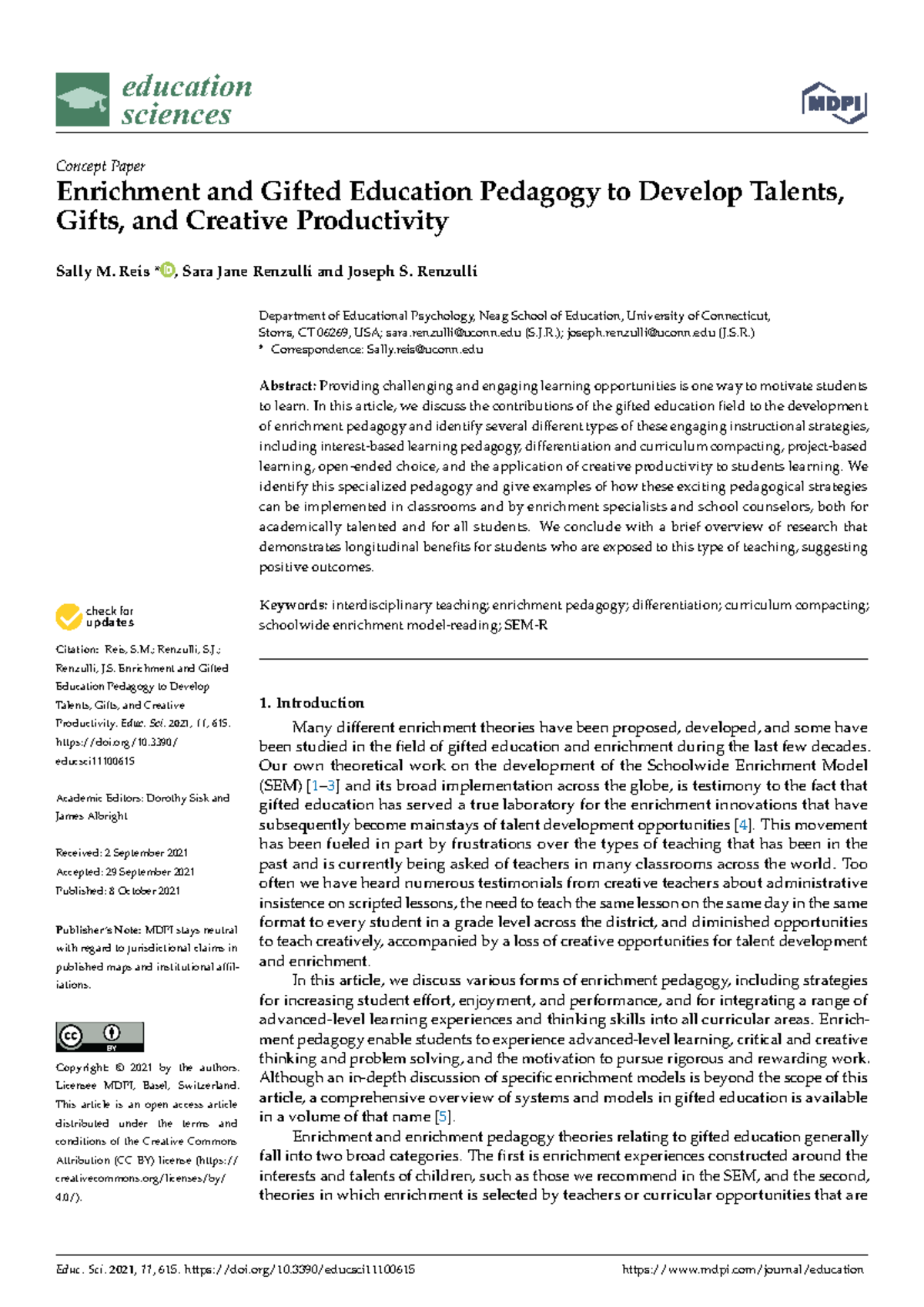 Enrichment and gifted education pedagogy - education sciences Concept ...