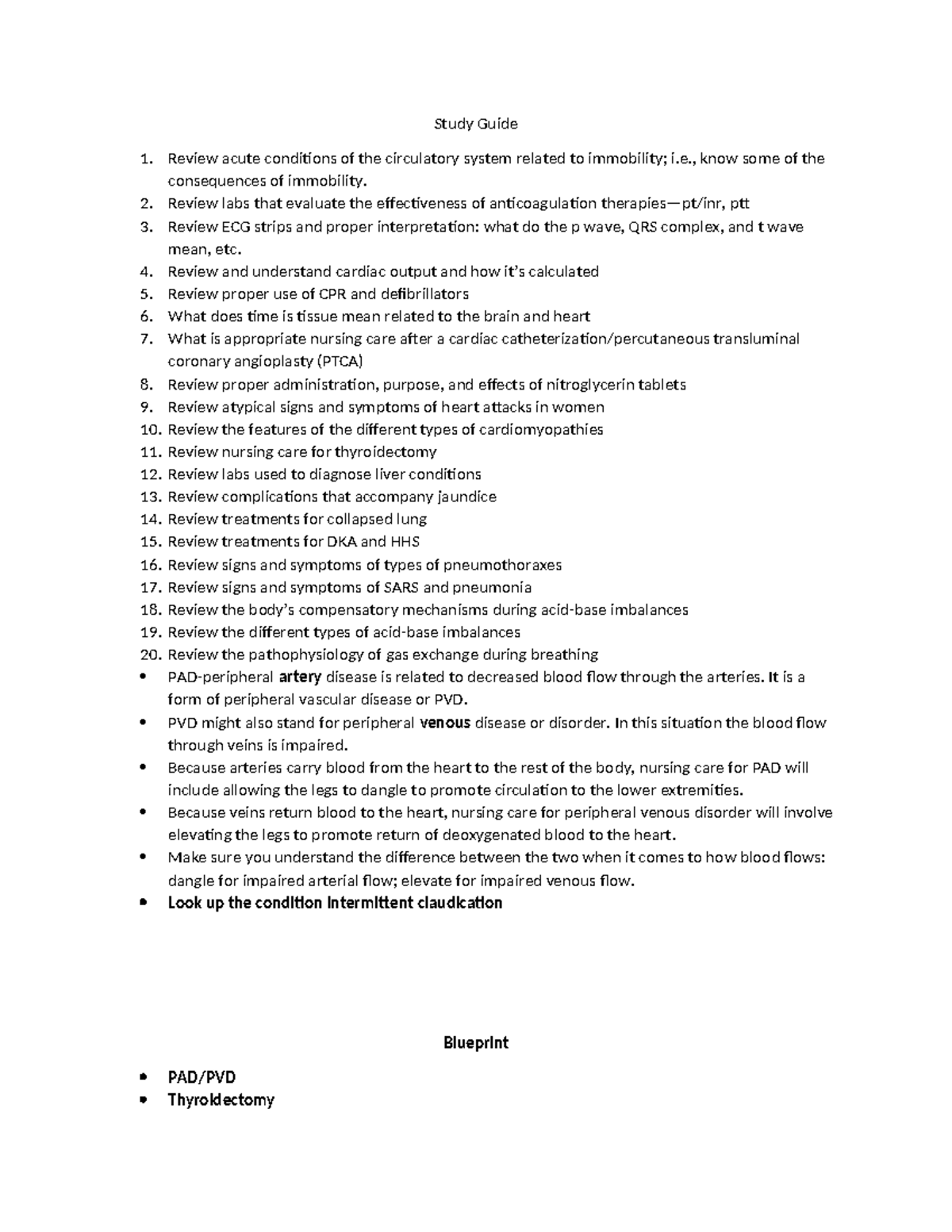 Study Guide T1 - Notes to help you be successful - Study Guide Review ...