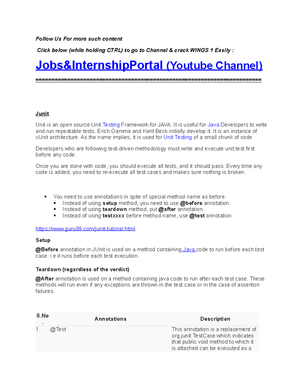 Selenium Notes Software Testing Follow Us For More Such Content Click Below While Holding