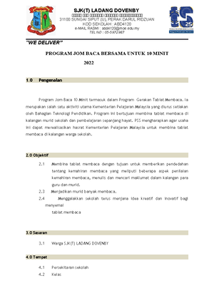 contoh rpi ppki - PELAN INTERVENSI 5 LANGKAH (PILL) TAHUN 2020 NAMA ...