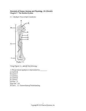 Ehap12e ch 15 test bank - Human Anatomy test bank. - Essentials of ...
