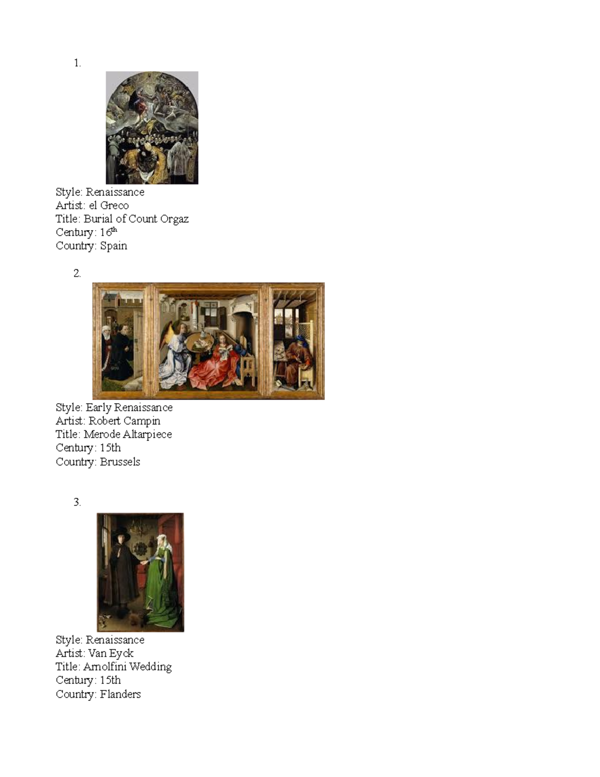 Cannon - Collection of famous works of arts, their artists, year and ...