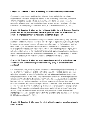 SAA week 8 - intro to criminal justice SAA assignment week 8 teacher ...