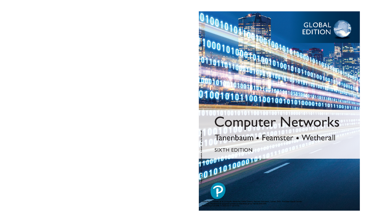 Computer Networks Global Edition - (Cover) - COMP90007 - Computer Networks Tanenbaum • Feamster ...