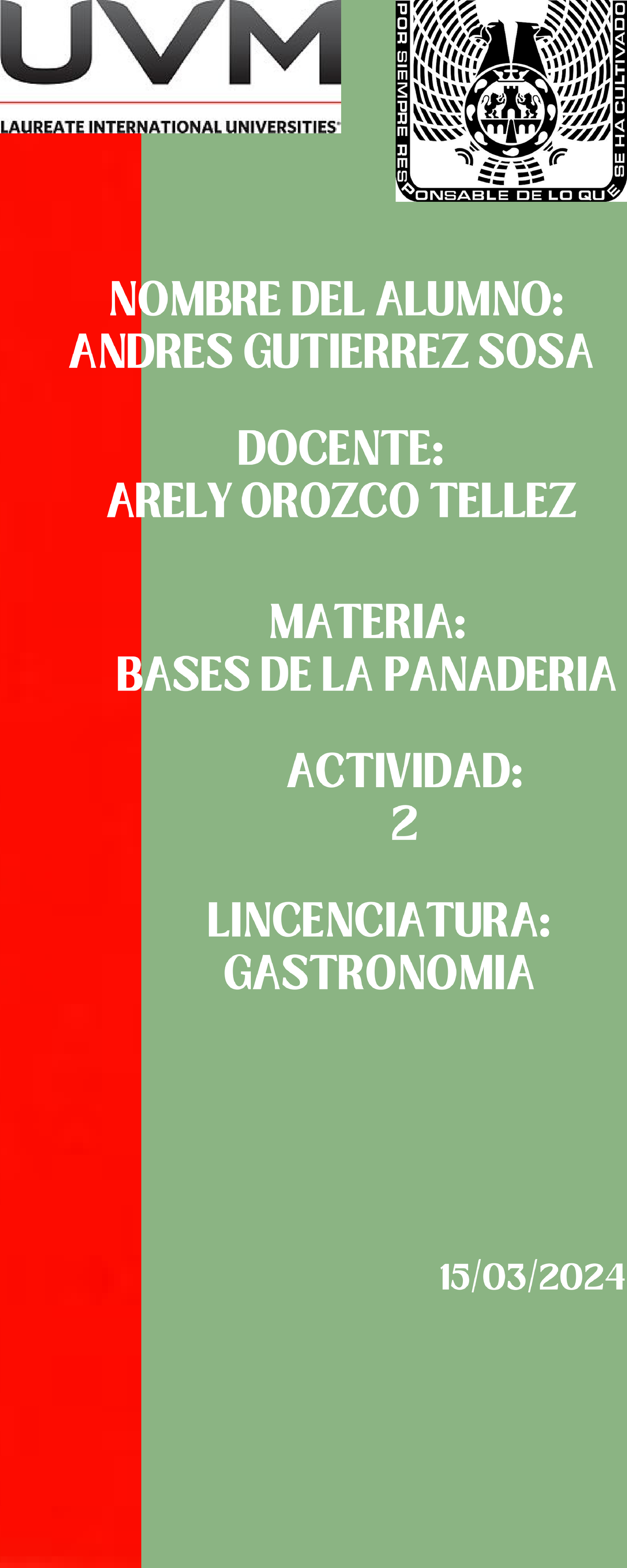 A2 AA - el pan - Bases de la panaderia - Studocu