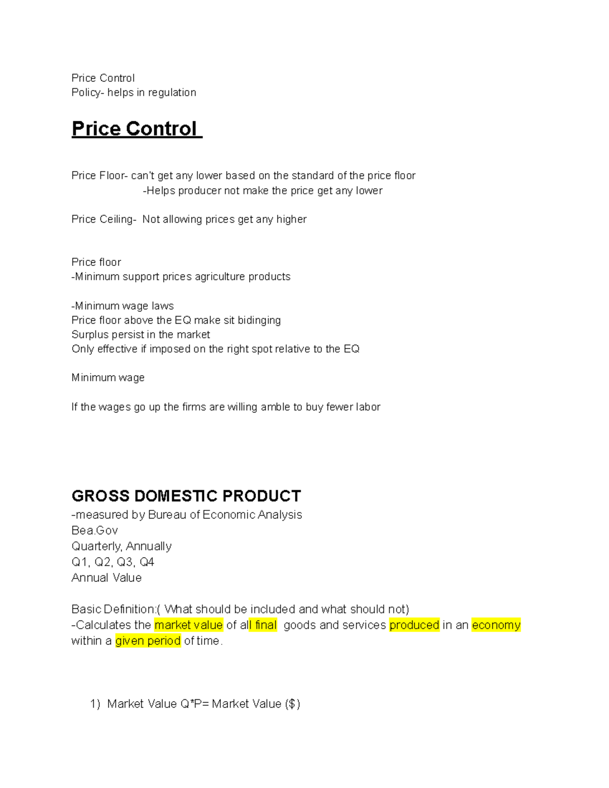 Untitled document - yeah 1 - Price Control Policy- helps in regulation ...