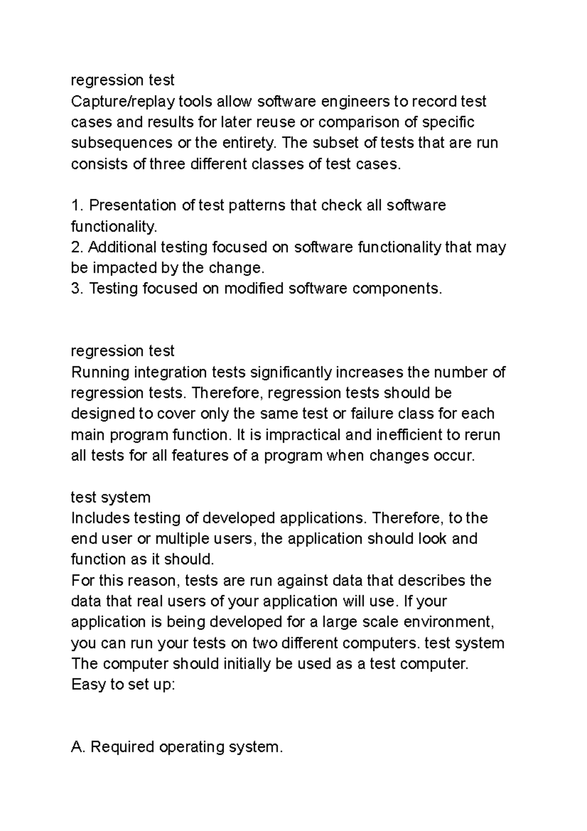 Testing Application Regression Test Capturereplay Tools Allow Software Engineers To Record