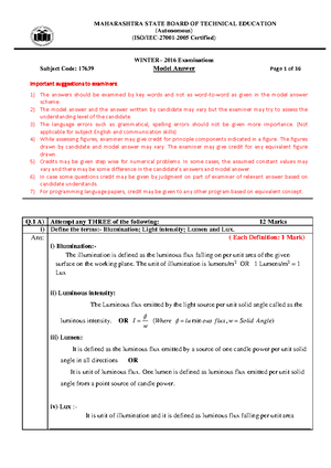 22626 - Uee notes - P.T. Instructions – (1) All Questions are ...
