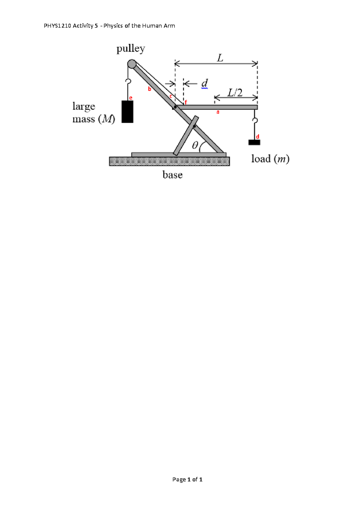 Physics 1 (Fundamentals) (PHYS1002) - PHYS1002 - PHYS1210 Activity 5 ...
