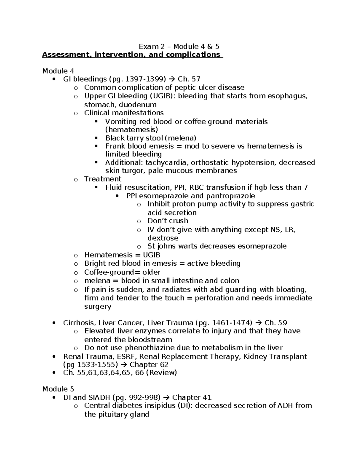 Exam 2 - Exam 2 study guide - Exam 2 – Module 4 & 5 Assessment ...