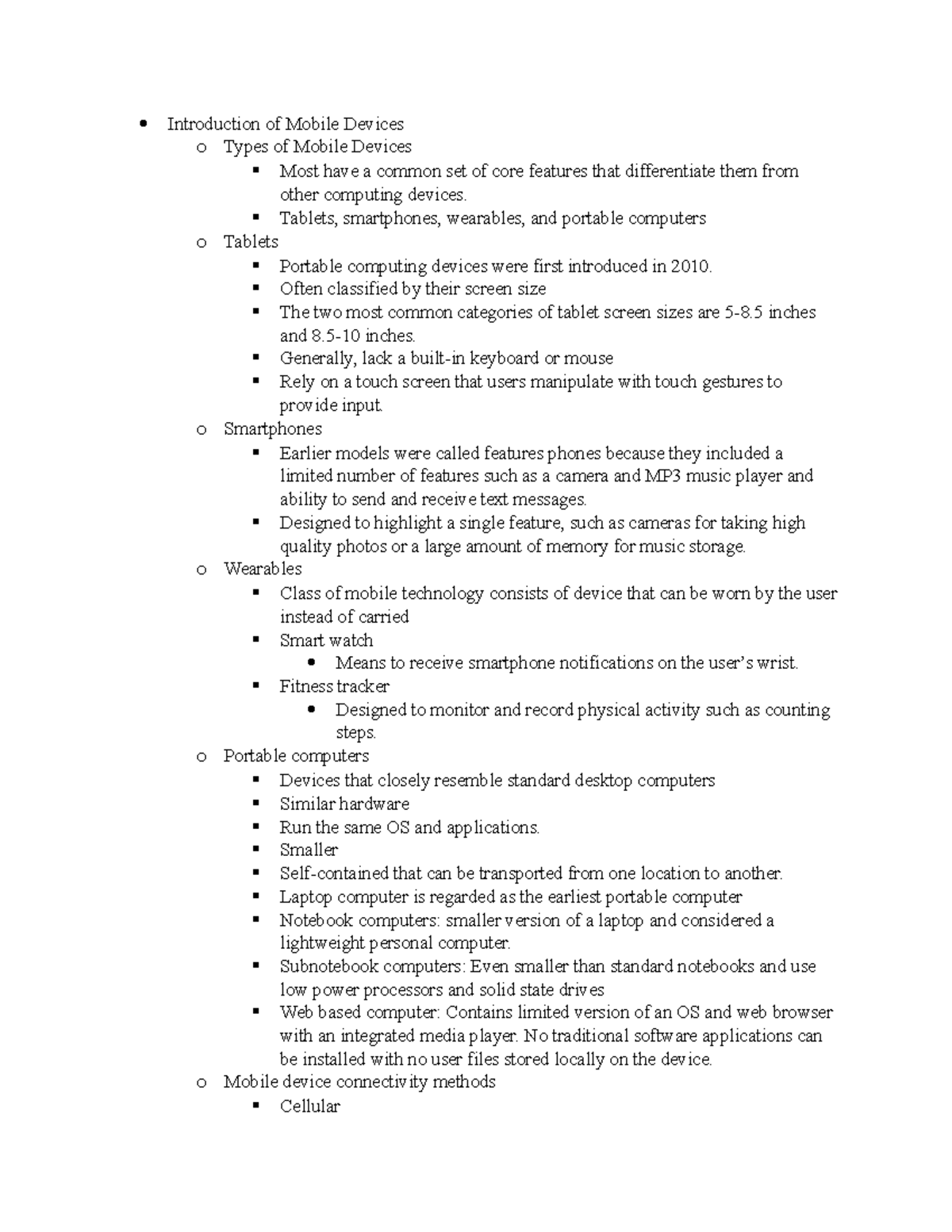 Sec Mod 5 Security 110 Module 5 Notes Introduction Of Mobile