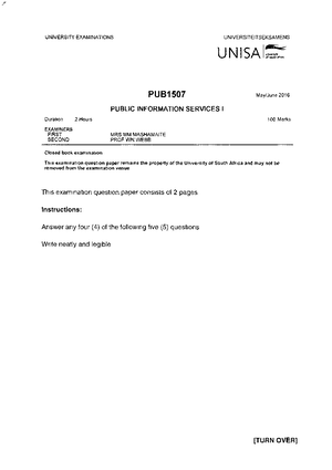 PUB2615 Learning unit 02 - CONTENTS ROUTE MAP LEARNING OUTCOMES ...