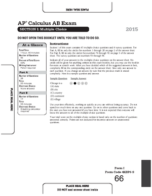 Ap progress 1-5 all 6 - Practice ap calc ab - Solution: The graph of is ...