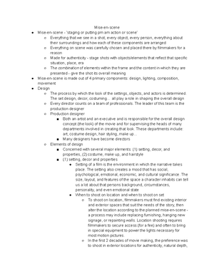 Editing - Summary Looking at Movies: an Introduction to Film - Editing ...