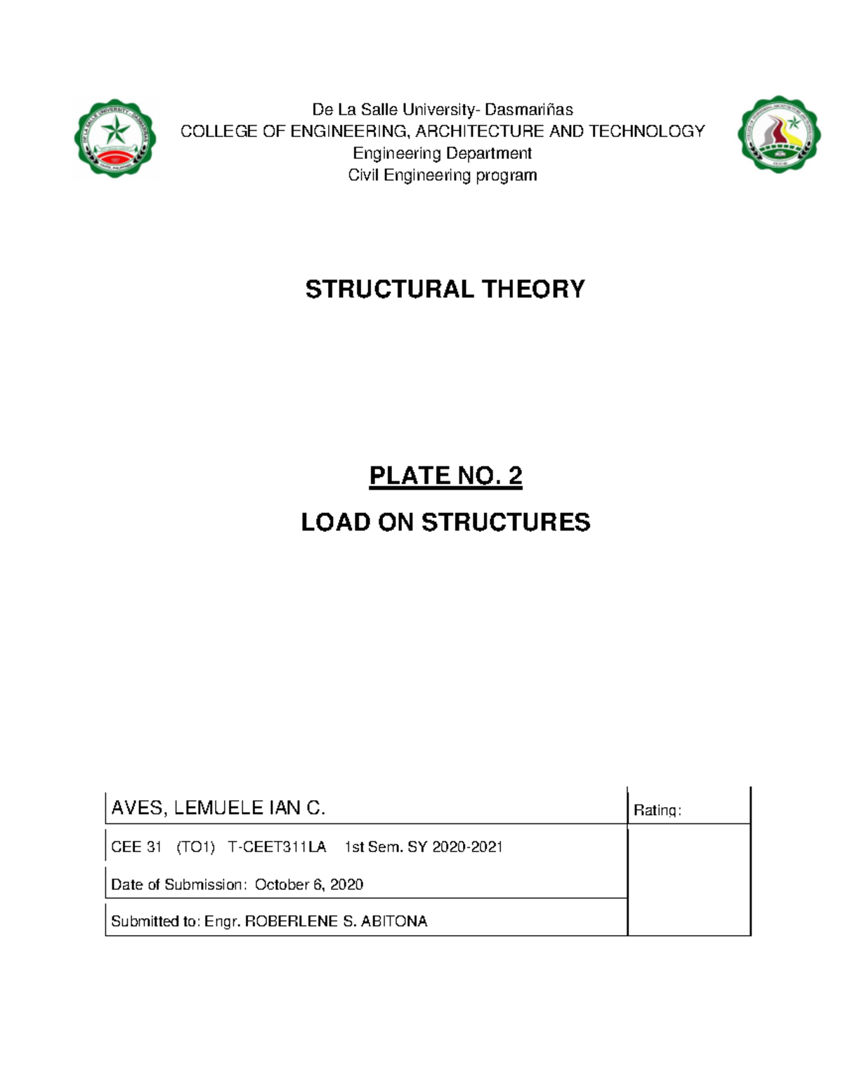 Sample/practice exam 2 September 2020, questions - Warning: TT: undefined function: 32 De La ...