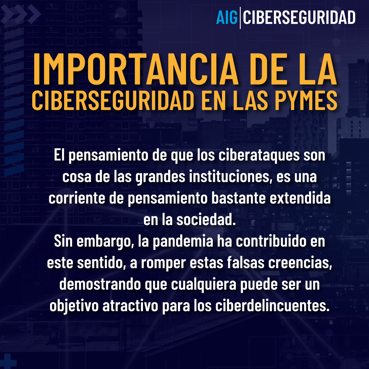 Ciberseguridad EN LAS Pymes 1662084552 - AIG CIBERSEGURIDAD El ...
