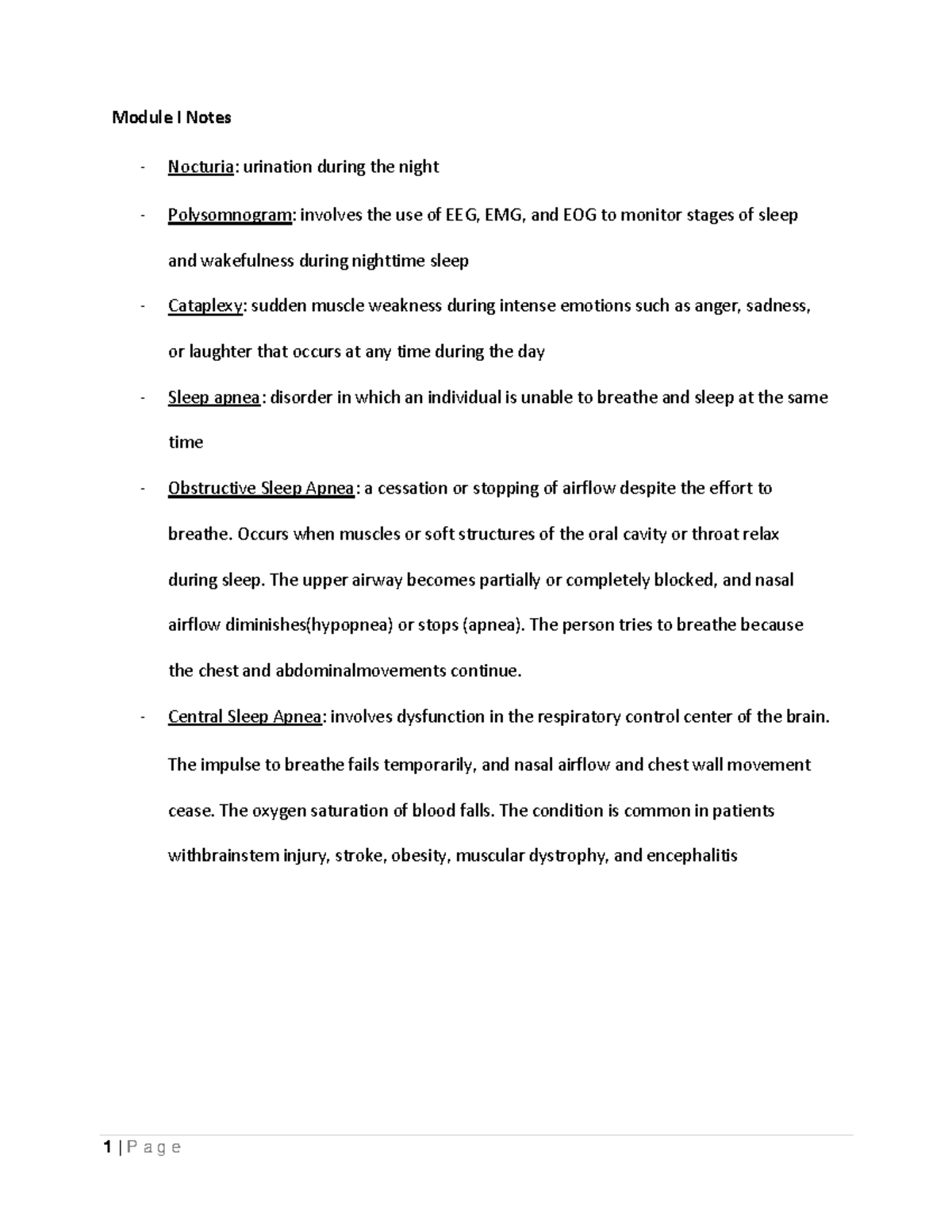 Module I Notes - Occurs when muscles or soft structures of the oral ...