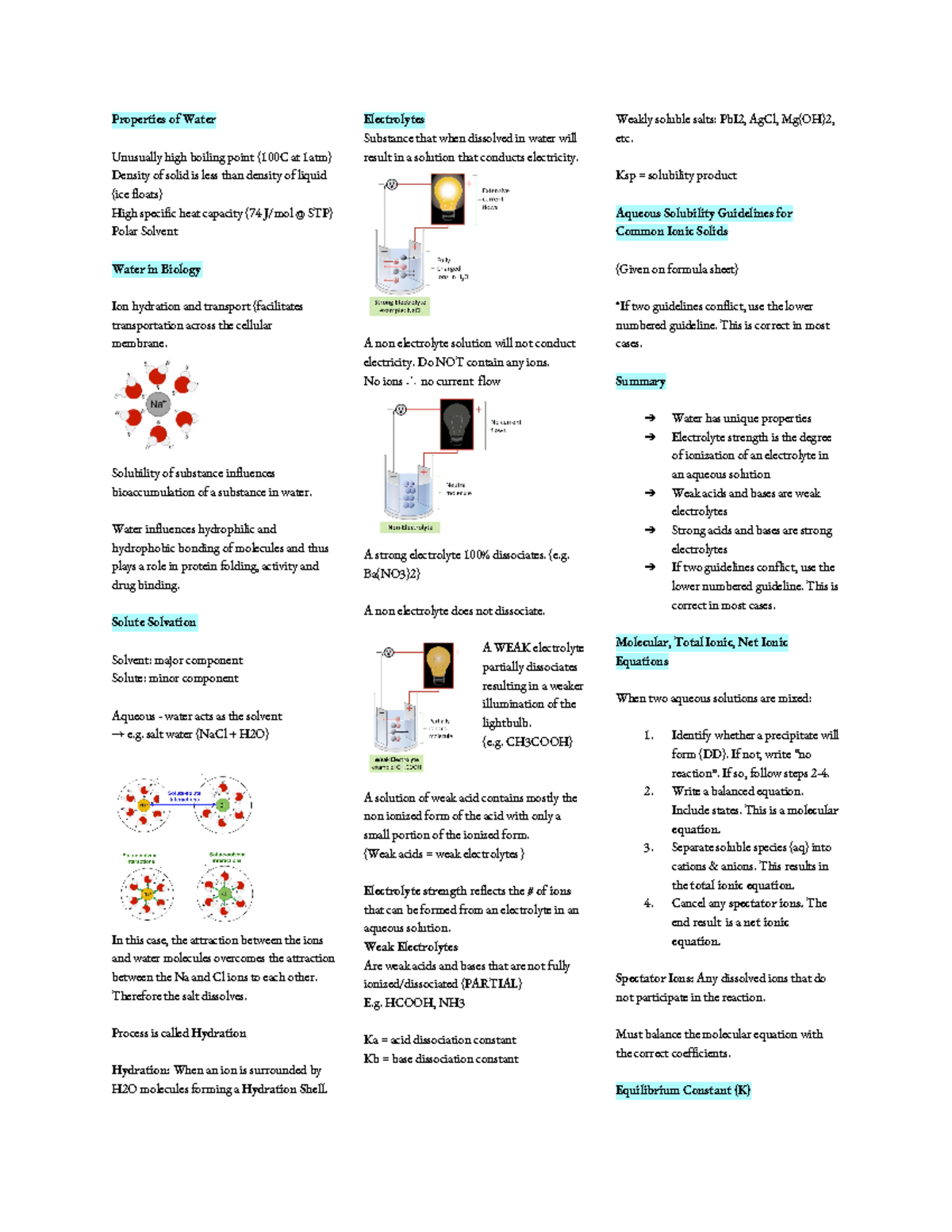 Chem 1A03 Module notes Unit 6 - Chem 1A03 - McMaster - Studocu