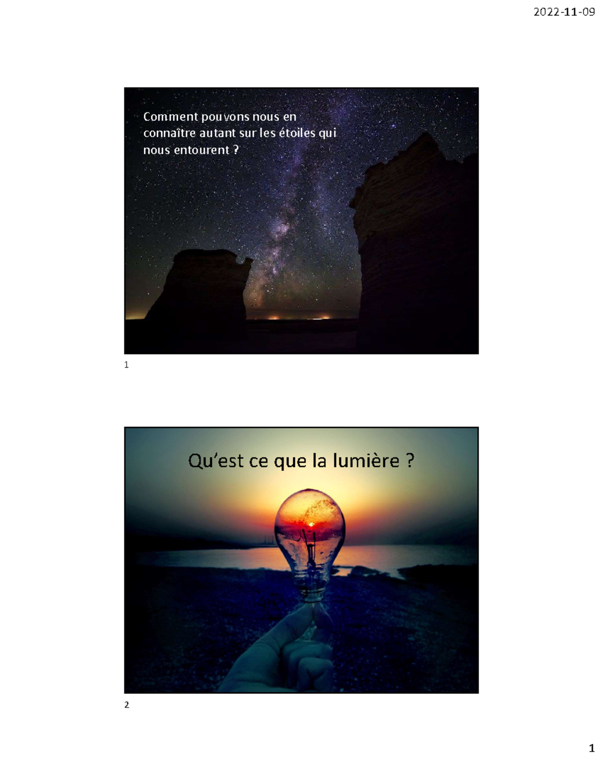 Astronomie Lumière - Comment pouvons nous en connaître autant sur les ...