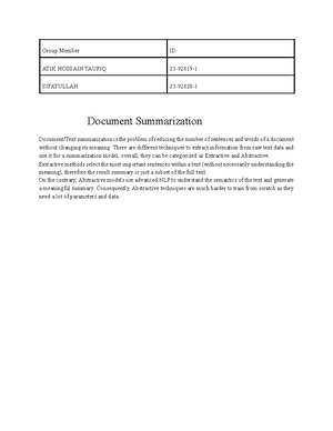 Extractive Text Summarization Using Graph Based Method - AMERICAN ...