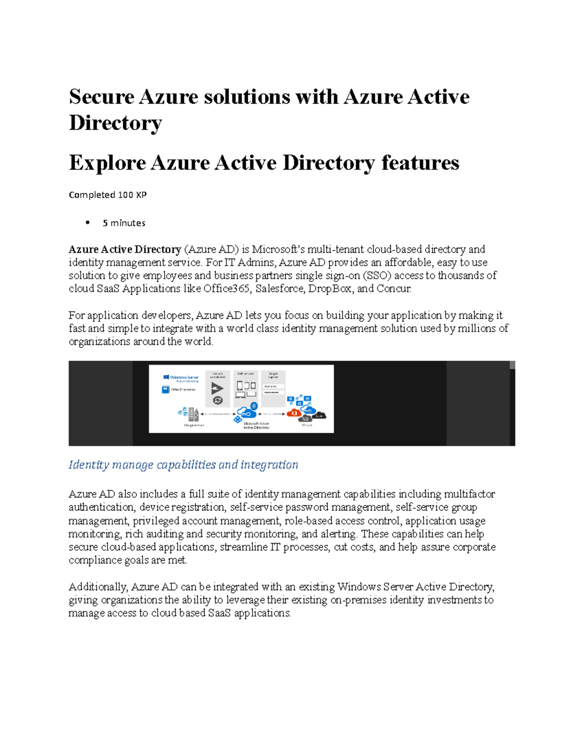 Secure Azure Solutions With Azure Active Directory 4 Secure Azure Solutions With Azure Active