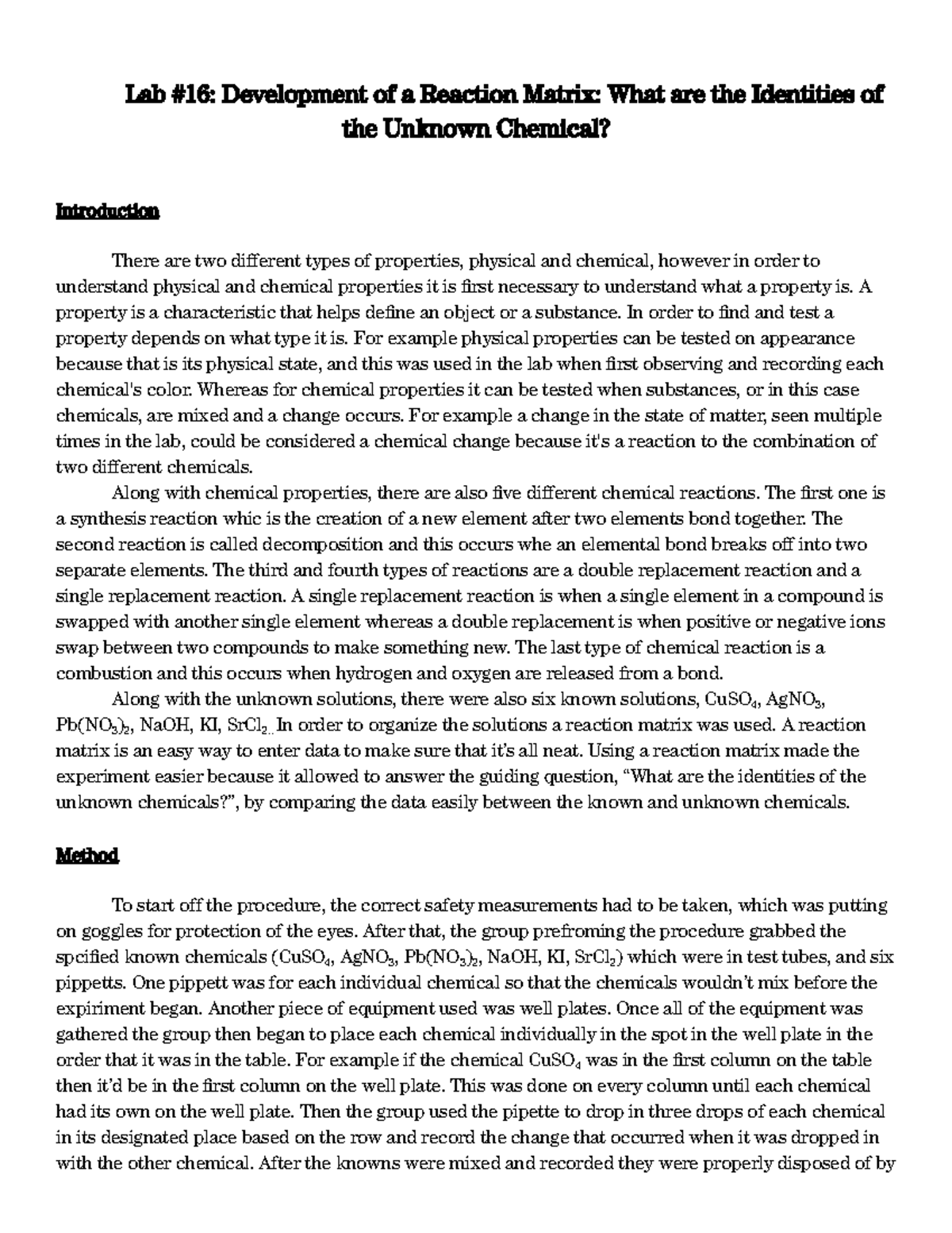 Jalissa Lee - Lab #16 Report Guidelines - Lab #16: Development of a ...