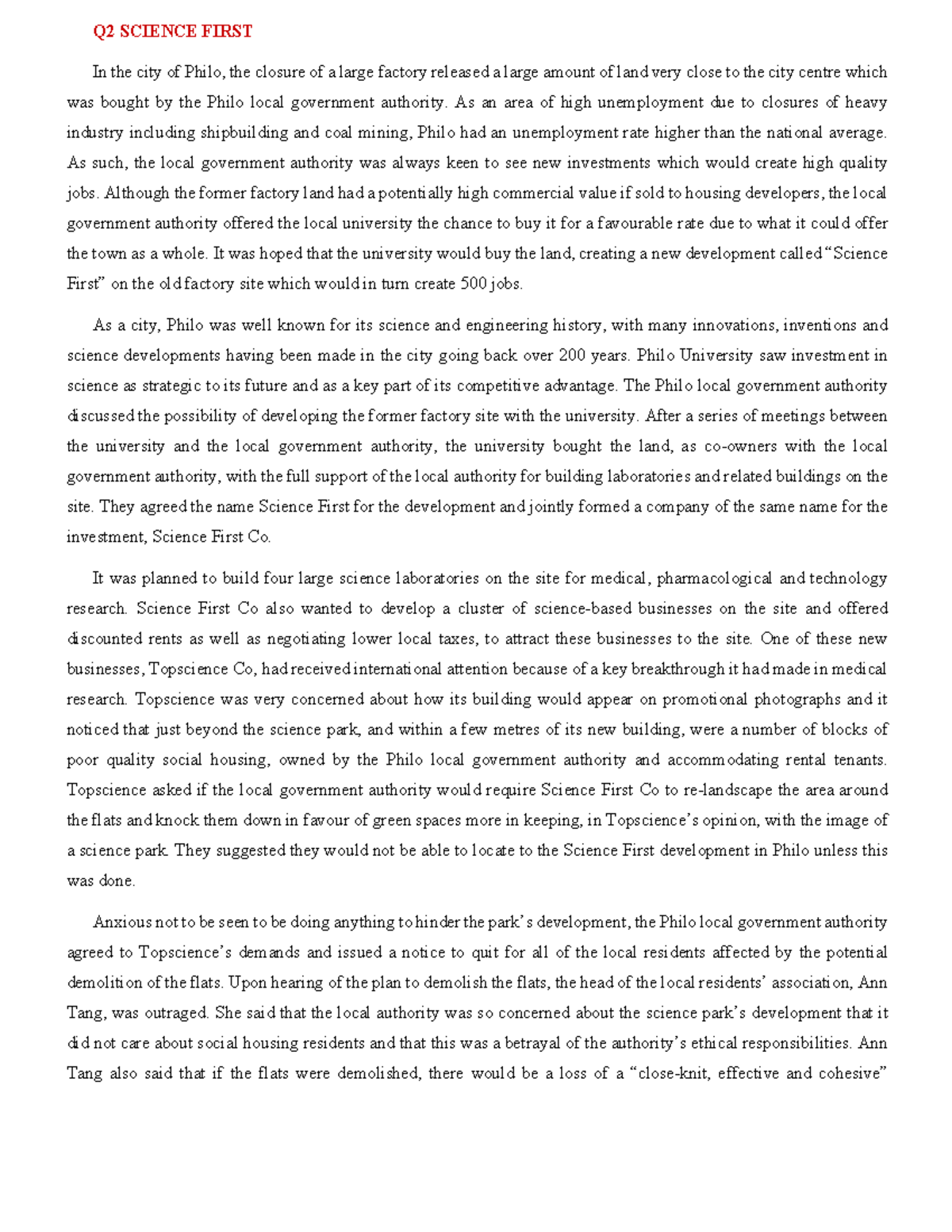 Studyhub questions FOR SBL 2021 - Association of Chartered Certified ...