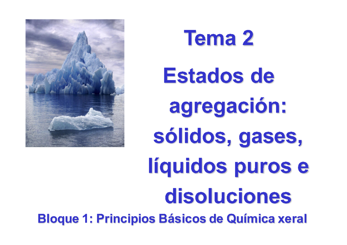 Tema 2 Estados de agregación - Tema 2 Estados de agregación: sólidos ...
