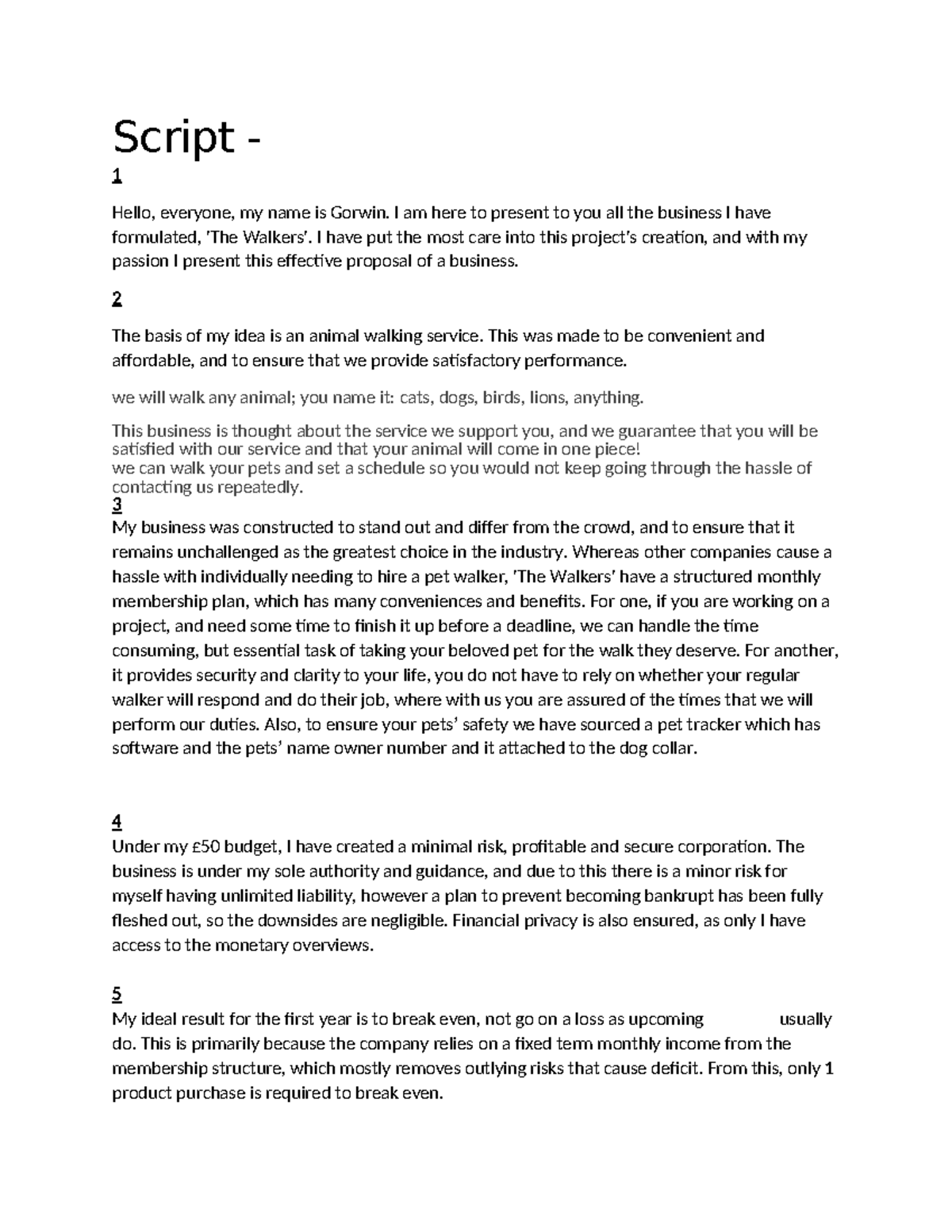 Script - Summary SAT Test Prep - Script - 1 Hello, everyone, my name is ...