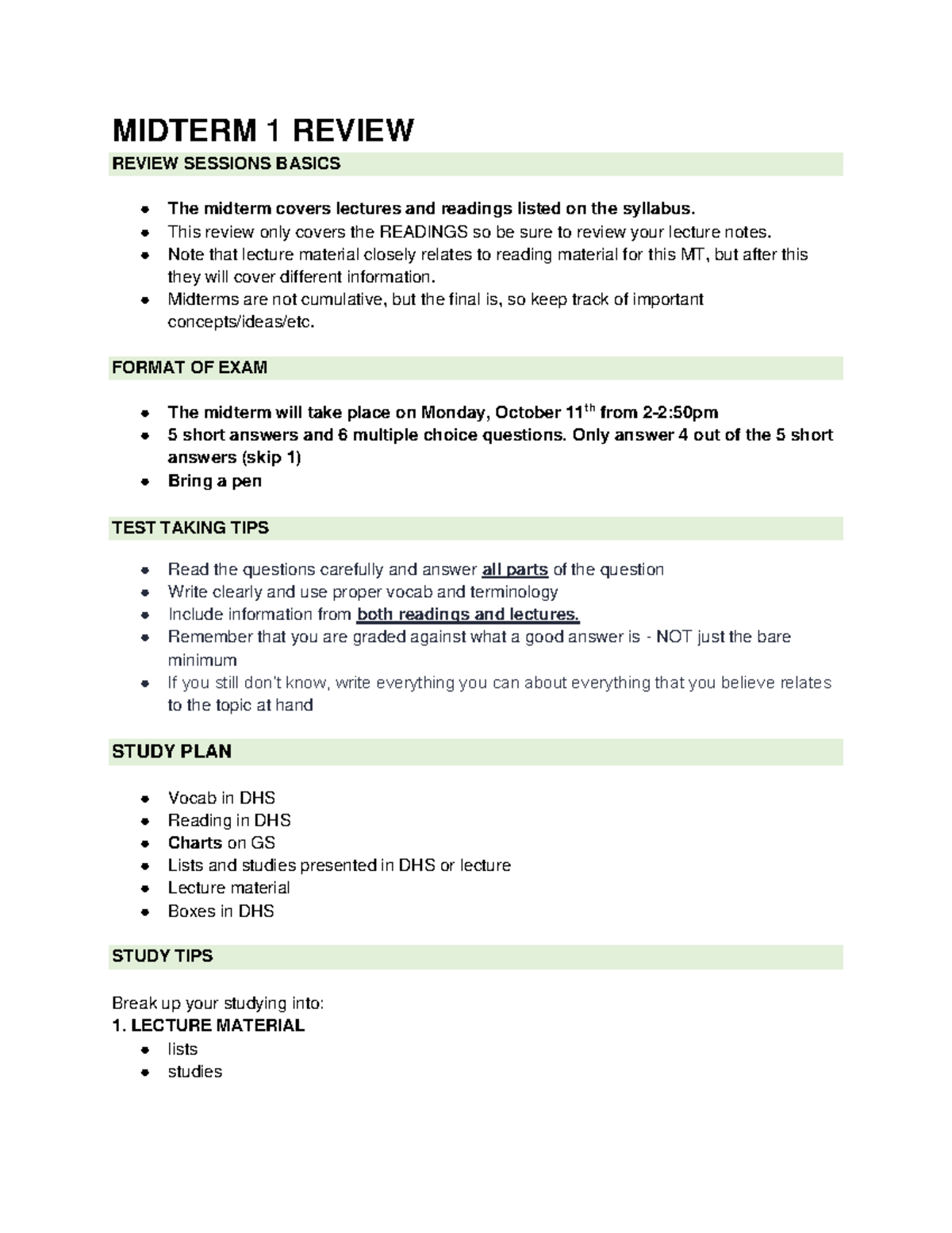 SOC 152A - Midterm 1 Study Guide PDF - Soc 152A - UC Santa Barbara ...