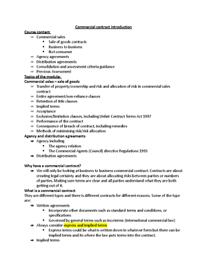 What is a Commercial contract - Commercial contract The commercial ...