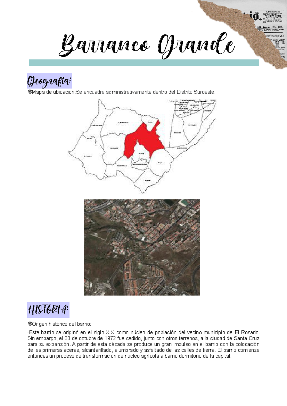 Historia DE Canarias ( Barranco Grande) - Barranco Grande Geografía ...
