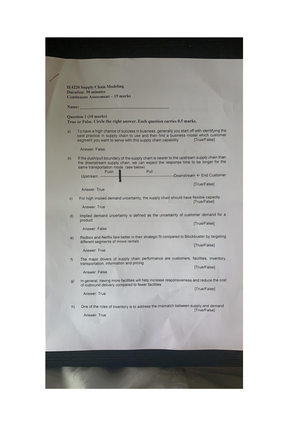 Unit loss normal integral - Studocu