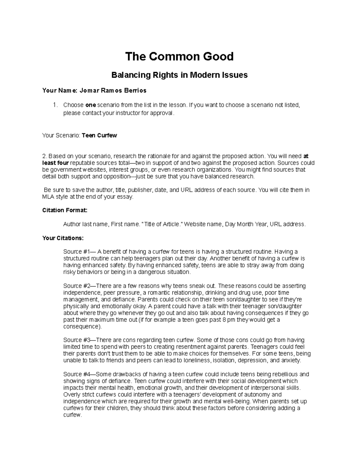 The Common Good - eeeeeeeeeeeeeeeeeeeeee - The Common Good Balancing ...
