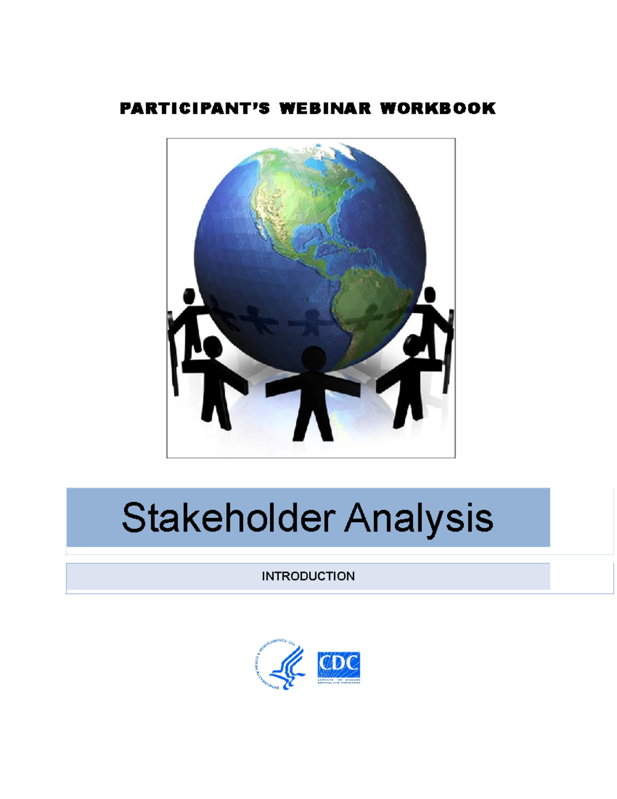 Example of stakeholder analysis by CDC - PARTICIPANT’S WEBINAR WORKBOOK ...