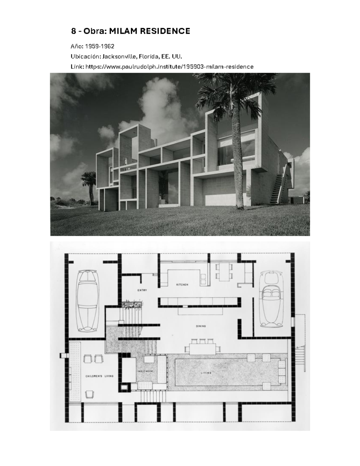 08 - Obra Milam Residence - Sistemas de Representación Geométrica - 8 ...